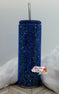 20 oz Slurp Jet Blue Aurora Borealis Rhinestone Tumbler – Artsy Niche ...